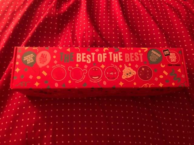 COMIC RELIEF RED Nose Day 2025 40th anniversary collector pack (five ...