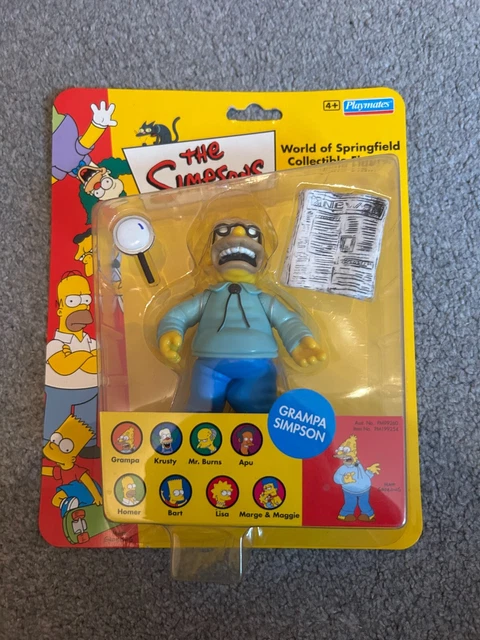 THE SIMPSONS PLAYMATES Wos Action Figure - Grampa Simpson (Free P+P ...