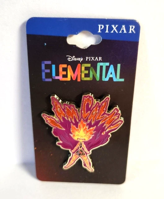 DISNEY ELEMENTAL EMBER Pin I Am Calm Disney Pixar Pin New On Card $19. ...