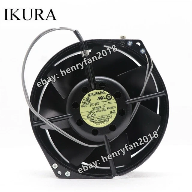 IKURA U7556KX-TP AC 230V 40W 2-wire Axial Cooling Fan For G7 Inverter ...