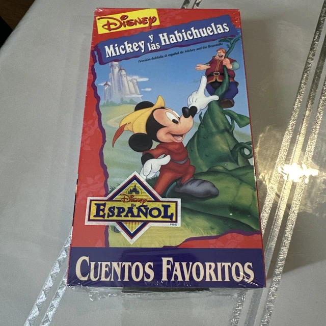 DISNEY SPANISH VHS Tape Mickey Y Las Habichuelas Mickey And The ...