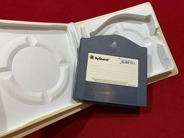 NEW! SYQUEST SYJET SQ1500 Disk - 1.5GB Removable-Hard Drive Disk $52.38 ...