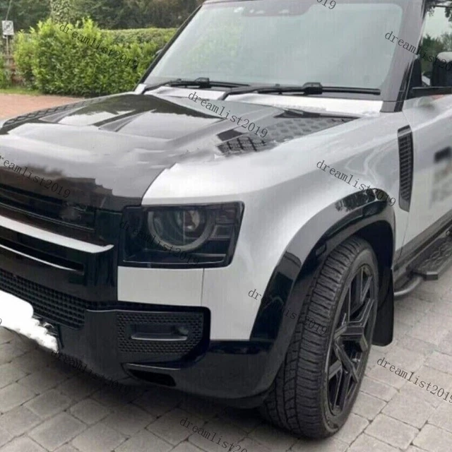 FOR LAND ROVER Defender 110 L663 Gloss Blk Wheel Arches Fender Flare ...