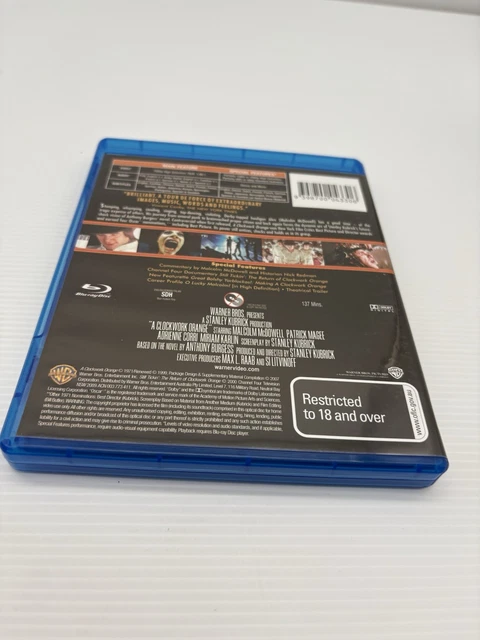 BLU RAY - Stanley Kubrick's A CLOCKWORK ORANGE (1971) - Region B - $14.95 - PicClick AU