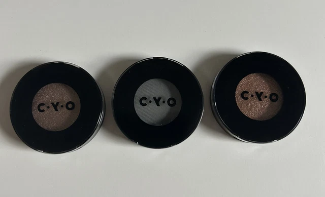 CYO TRIO OMBRETTI nuovo trucco ombretti opaco e scintillante EUR 11,70 ...