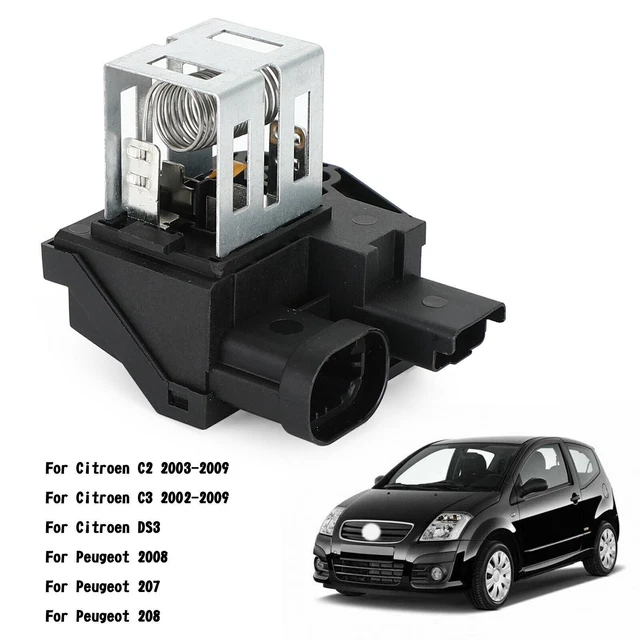 RADIATEUR FAN MOTEUR Relais Resistor 1267J6 Pour Citroen Peugeot 07 ...