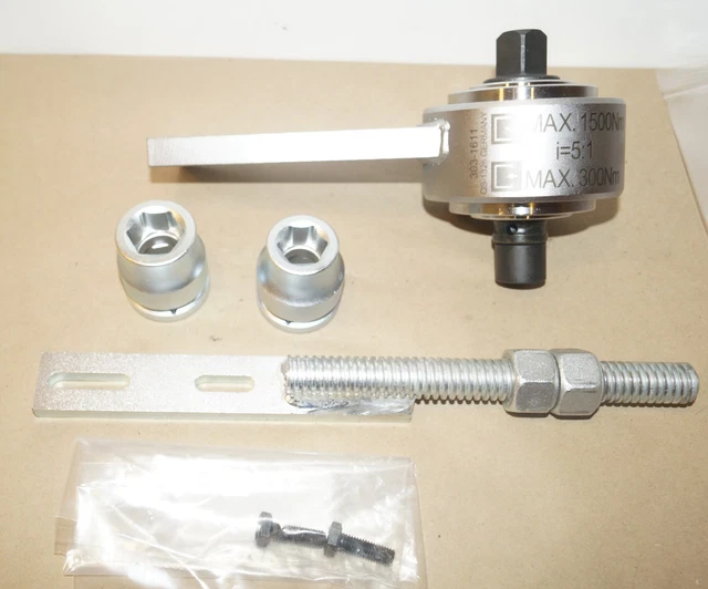 ROTUNDA 303-1611 + 303-1611-01 Ford Torque Multiplier & Adapter Tool ...