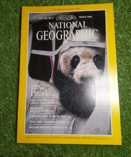 NATIONAL GEOGRAPHIC MAGAZINE March 1986 No 3 Vol 169 Holiday Reading ...