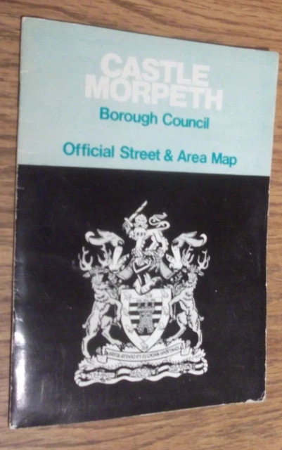 CASTLE MORPETH STREET and area map paper back fold out map £4.61 ...
