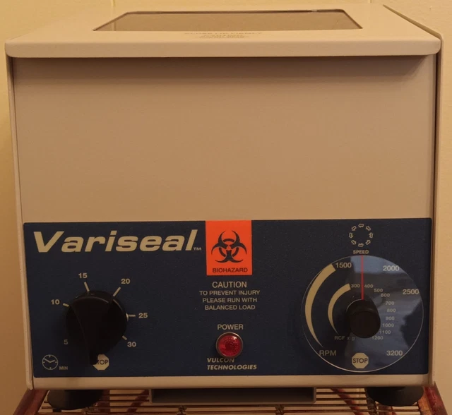 VULCAN VARISEAL TABLETOP Centrifuge - Model VS6C - Excellent Working ...