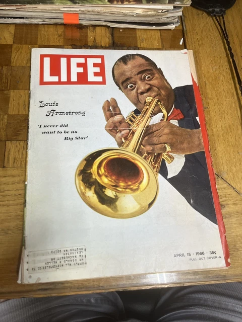 1966 APRIL 15 Life Magazine Louis Armstrong The Big Star Ads £21.61 ...