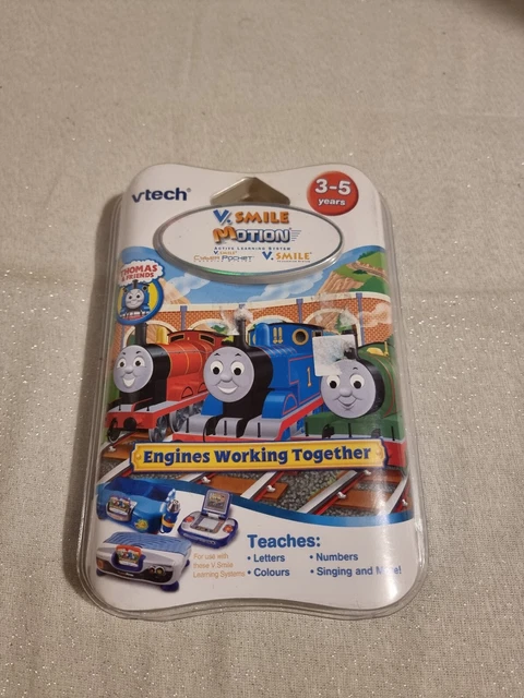 VTECH V.SMILE MOTION Thomas & Friends Engines Working Together Game ...