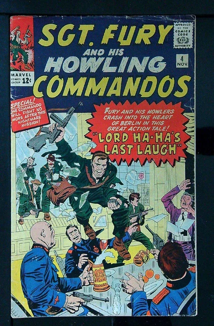 SGT. FURY & His Howling Commandos #4 VG RS003 EUR 168,97 - PicClick IT