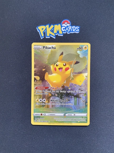 POKÉMON TCG PIKACHU Crown Zenith Galarian Gallery GG30/GG70 LP. EUR 6 ...