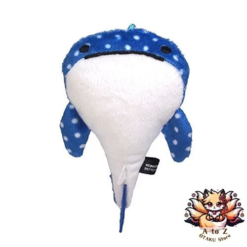 NEW SUN LEMON Fluffies Whale Shark Keychain Plush Stuffed Animal Japan ...