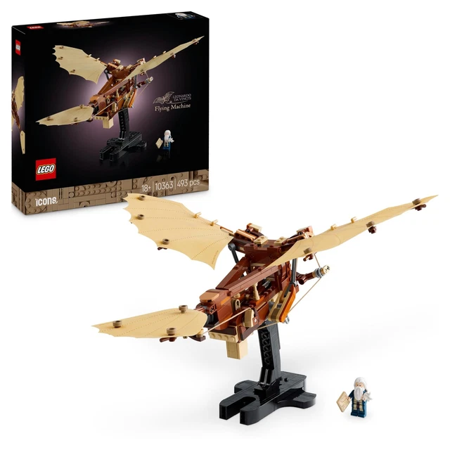 LEGO - ICONS - Leonardo Da Vinci`S Flying Machine ( 10363 ) ACC NEW ...