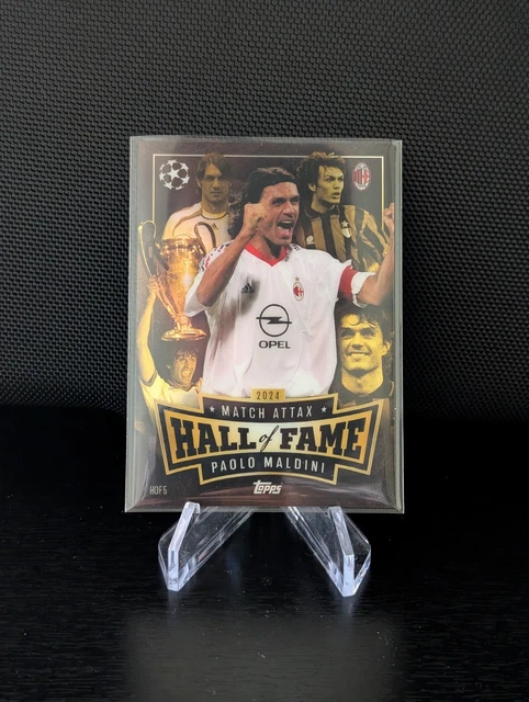 TOPPS MATCH ATTAX 24/25 Paolo Maldini Hall Of Fame Chrome Card £9.99 ...