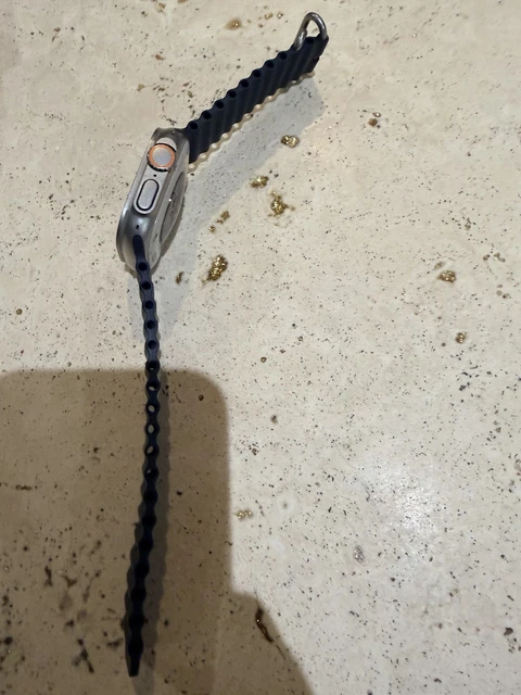 APPLE WATCH ULTRA (1st Gen) 49mm Titanium MIdnight Ocean Band £265.90 ...