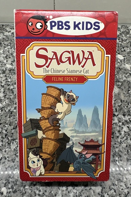 PBS KIDS SAGWA The Chinese Siamese Cat VHS Tape Feline Frenzy 2002 £34. ...
