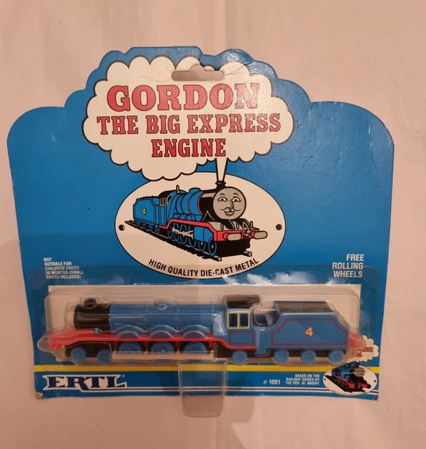 THOMAS THE TANK Engine & Friends ERTL GORDON DIECAST TRAIN NEW 1989 ...