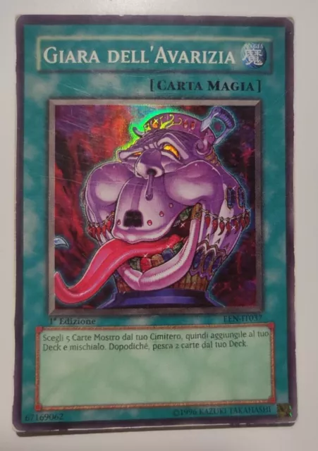 YU-GI-OH GIARA DELL’AVARIZIA Een-It037 Super Rara 1° Edizione Pr Ita EUR 3,00 - PicClick IT