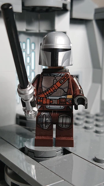 LEGO STAR WARS Din Djarin Mando Minifigure Mandalorian Beskar SW1212 ...