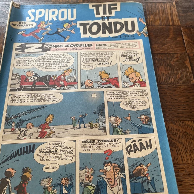 TIM UND STRUPPI Spirou 1135 1960 Buck Danny Mar. Dacier Harry e disco ...