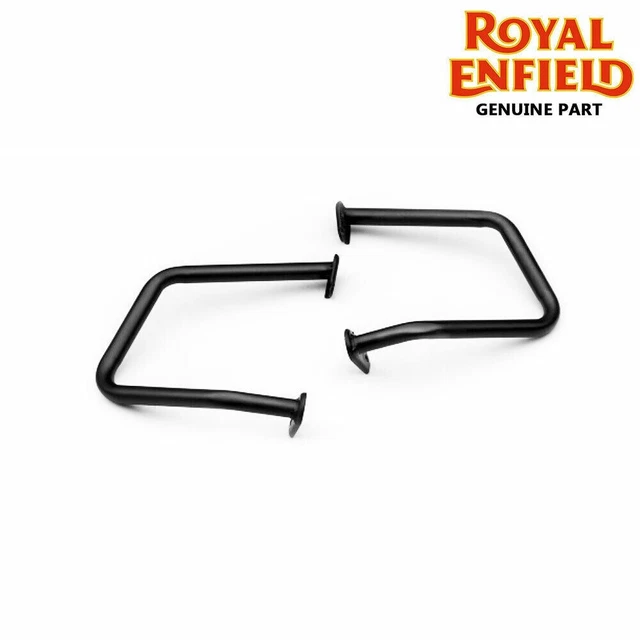 ROYAL ENFIELD HIMALAYAN Genuine Engine Crash Bars Guards Set Black ...