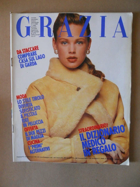 GRAZIA RIVISTA DI moda n 2076 1980 [Q64] EUR 9,15 - PicClick FR