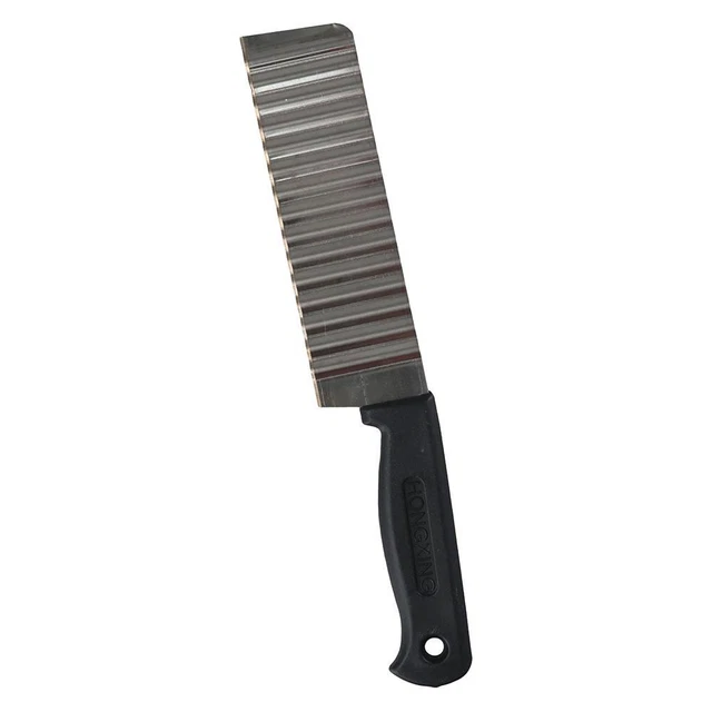 WAVY GARNISH CUTTER Stainless Steel Cake Cutter Hot Potato Cutter ...