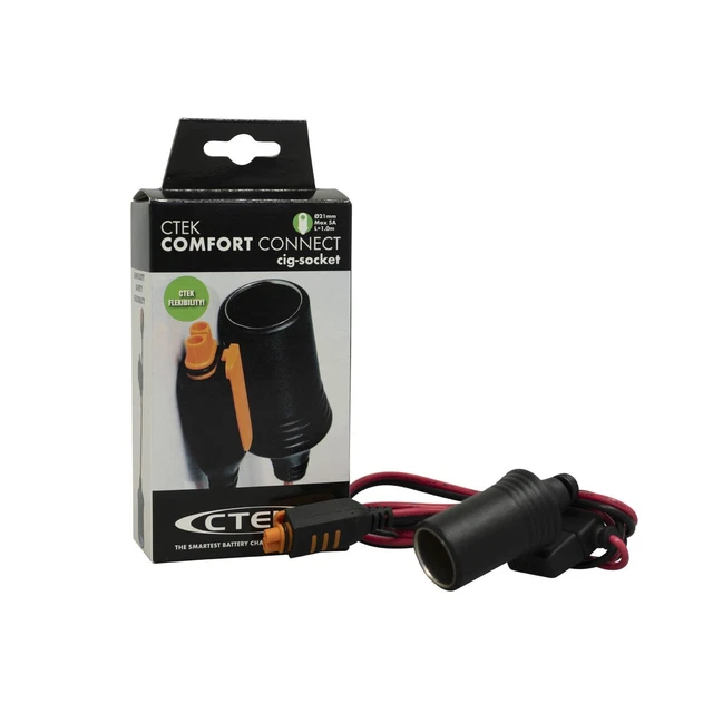 CTEK BATTERY CHARGER Comfort Connect Cig Socket Cigarette Cable ...