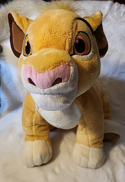 DISNEY STORE SIMBA Original Plush Lion King Young Cub 14" Stuffed ...