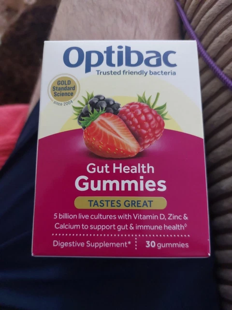 OPTIBAC PROBIOTICS GUT Health Gummies 30 £8.00 - PicClick UK