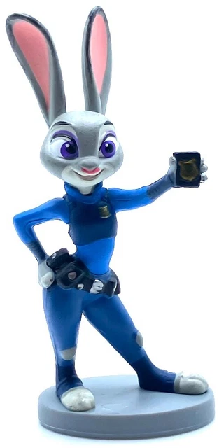 JUDY HOPPS WALT Disney ZOOTOPIA MOVIE Rabbit PVC TOY Playset Figure 3 ...