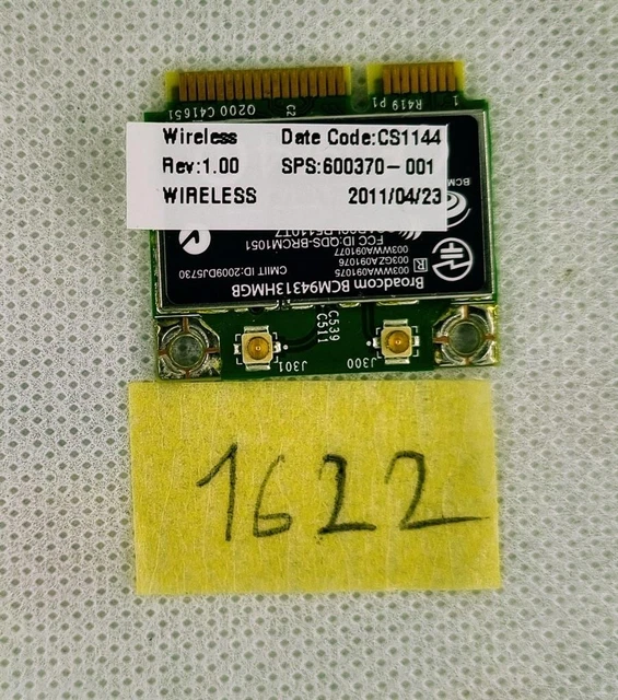 HP PAVILION DV7-6000 dv6-6000 802.11n WiFi + Bluetooth 3.0 600370-001 ...