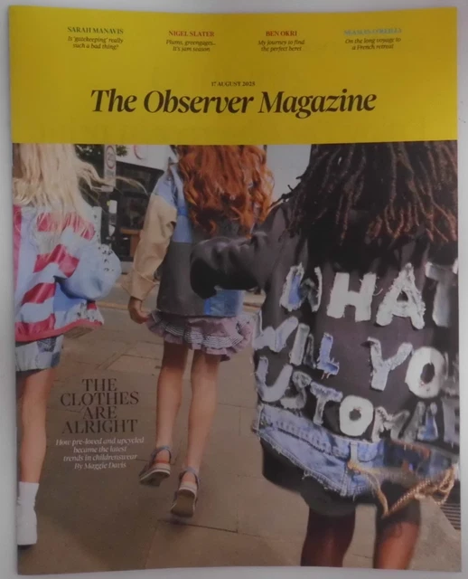 THE OBSERVER REVUE Complément Sunday 17th Aug'25 Pre-loved &upcycled ...