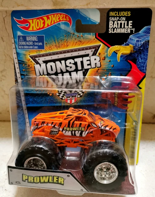 HOT WHEELS MONSTER JAM PROWLER THE TIGER EL TIGRE Cuerpo Naranja ...