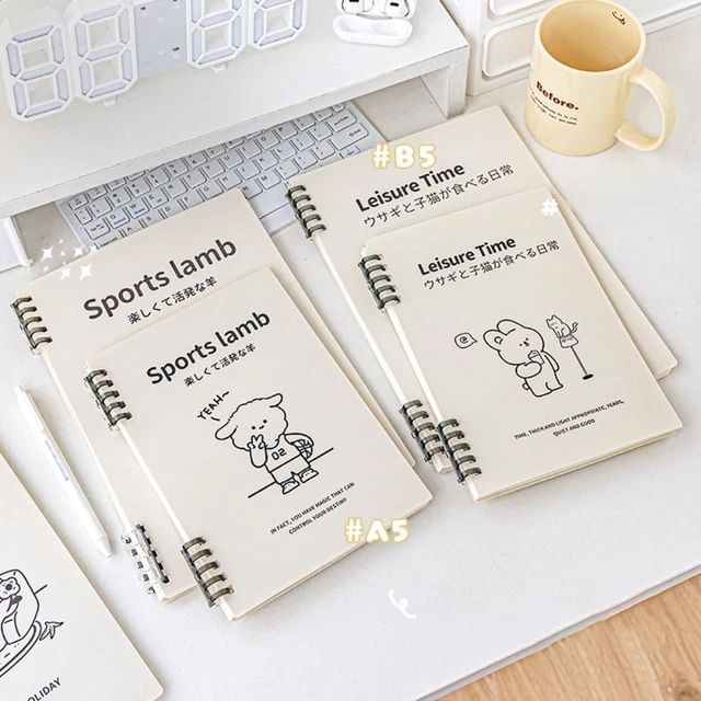 HORIZONTAL LINE RING Binder Notepad Hand Account Book School Office ...