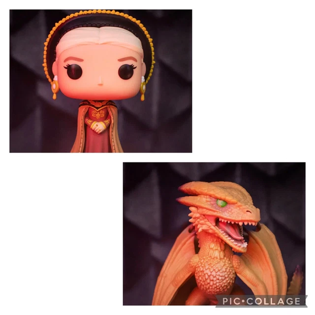 FUNKO POP HOUSE of the Dragon Rhaenyra & Syrax 🙂 OBTENU #06 & #07 EUR ...