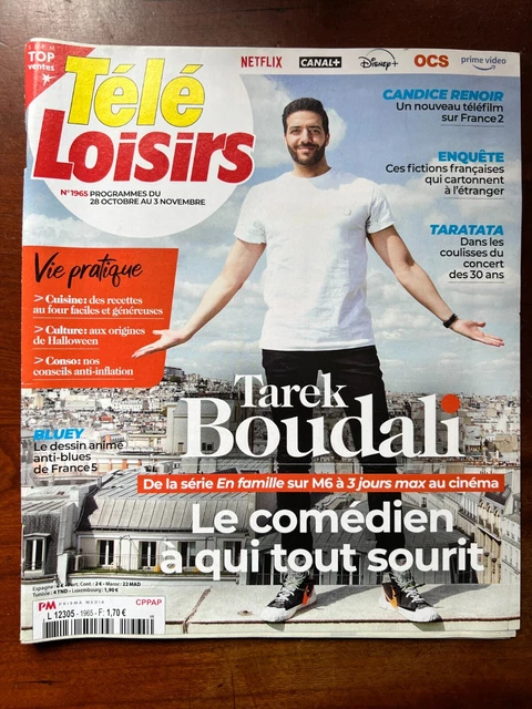 TÉLÉ LOISIRS 28/10/2023; Tarek Boudali/ Candice Renoir/ Marwan Berreni EUR 3,70 - PicClick FR