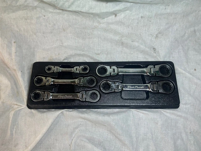 BLUE POINT RACHET Combination Spanner Set Flex Head Stubby £165.00 ...