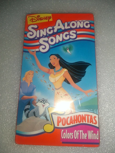 DISNEY'S SING ALONG Songs - Pocahontas: Colors of the Wind (VHS 1995 ...