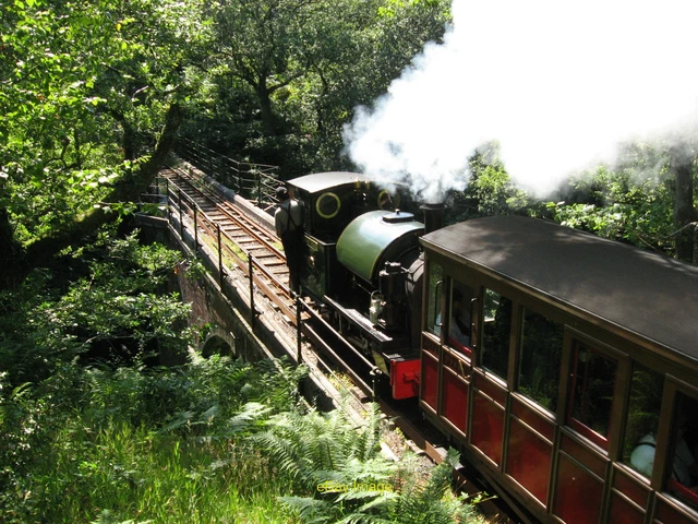 PHOTO 12X8 DOLGOCH viaduct Talyllyn Railway Locomotive number 4 Edward ...