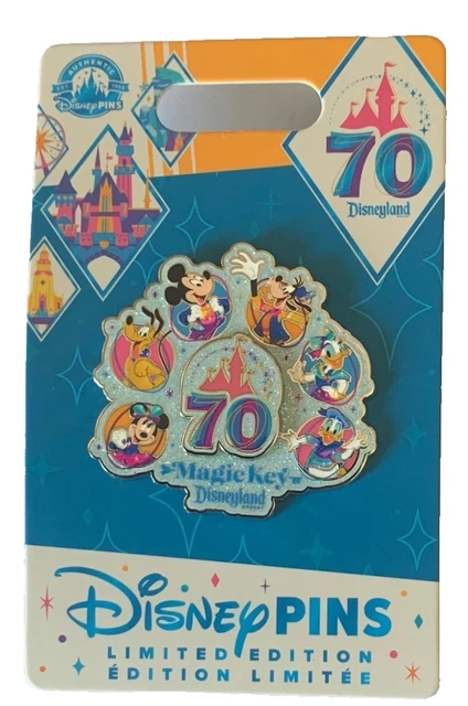 DISNEY 2025 DISNEYLAND 70th Anniversary Magic Key LE Pin Mickey and Friends $54.95 - PicClick CA