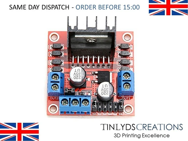 L298n Dual H Bridge Dc Stepper Motor Driver Controller Board For