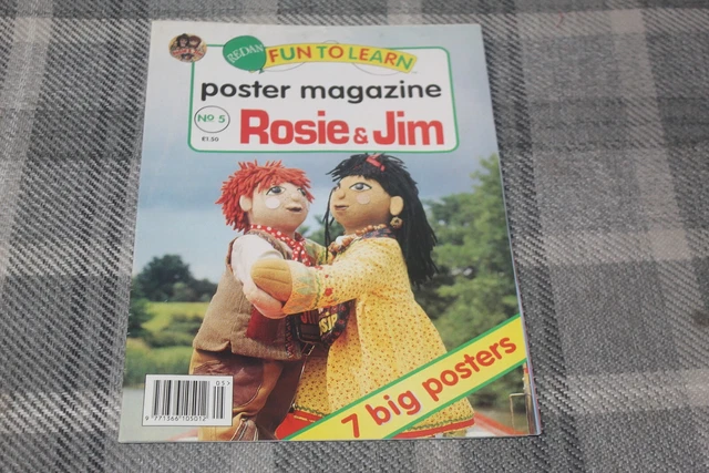 Vintage Rosie And Jim Poster Magazine Issue 5 90s £999 Picclick Uk 3242