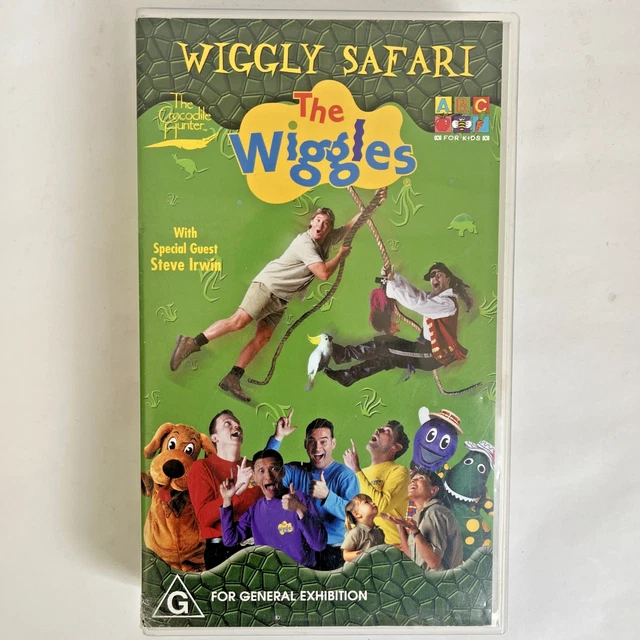 THE WIGGLES - Wiggly Safari, Steve Irwin, 2002 on VHS Video Kids ...