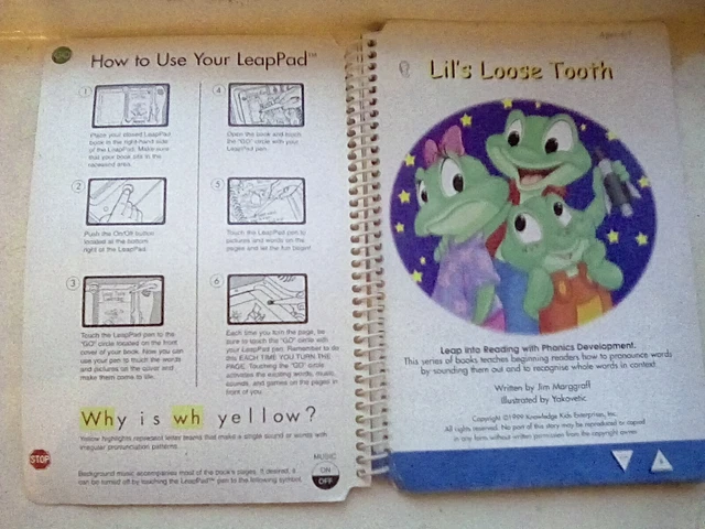 LEAPPAD LEAPFROG LEAP Into Learning Interactive book only £3.50 ...