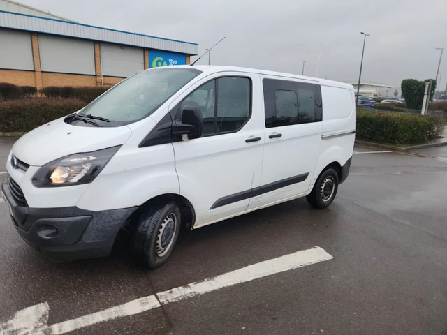 FORD TRANSIT CUSTOM lwb crew cab van £3,500.00 - PicClick UK