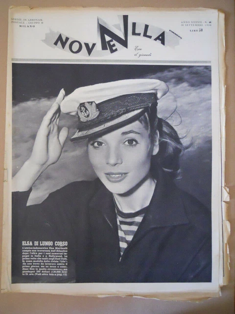 NOVELLA N 40 1956 Elsa Martinelli Dean Martin [G794] EUR 10,98 ...